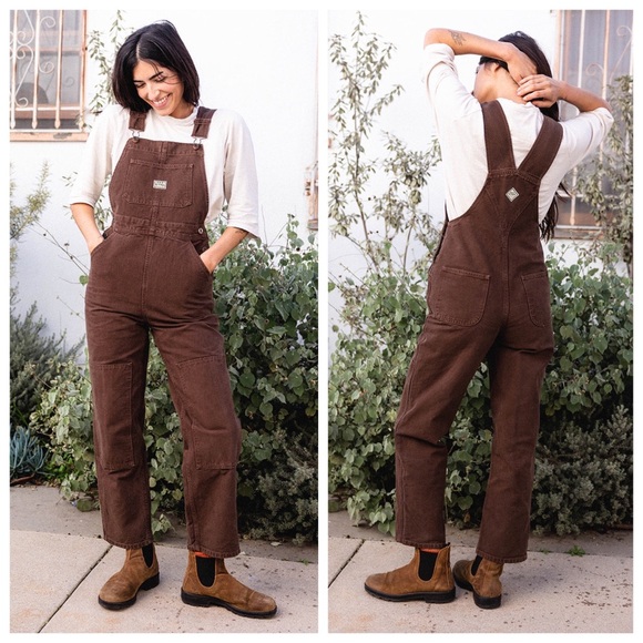 Hey Gang | Jeans | New Hey Gang The Kneepatch Overalls Sz 4 Xl Cotton ...